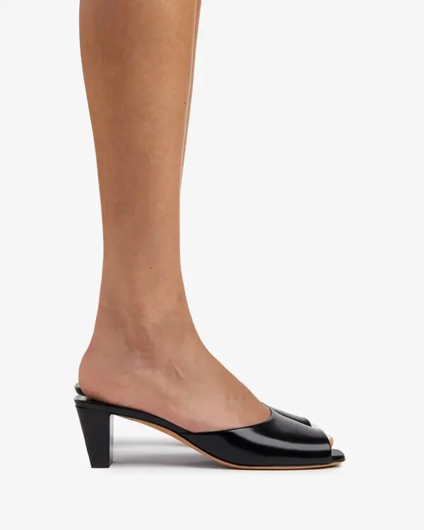 JUDE Ease Mule Brushed Leather - Black