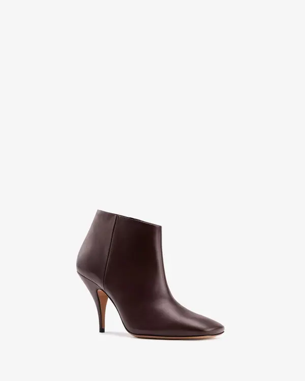 JUDE Credo Ankle Boot Barolo Creased Leather - Bordeaux