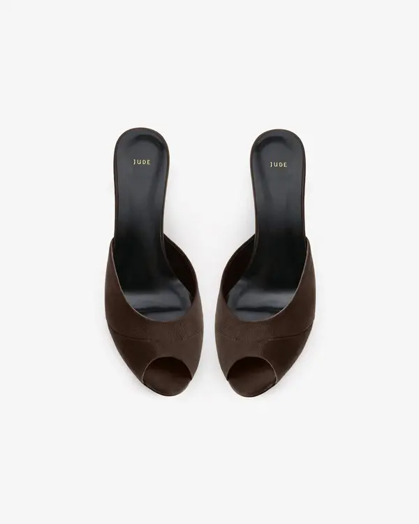 JUDE Cave Mule Nubuck Leather - Brown