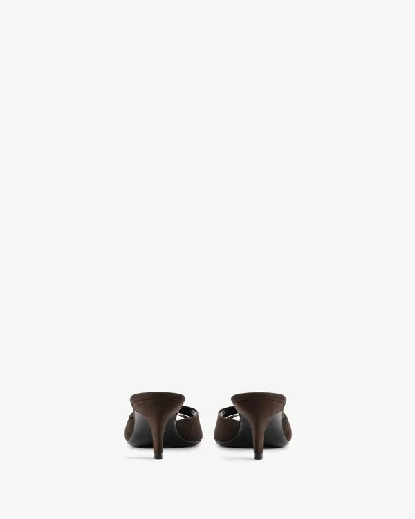 JUDE Cave Mule Nubuck Leather - Brown