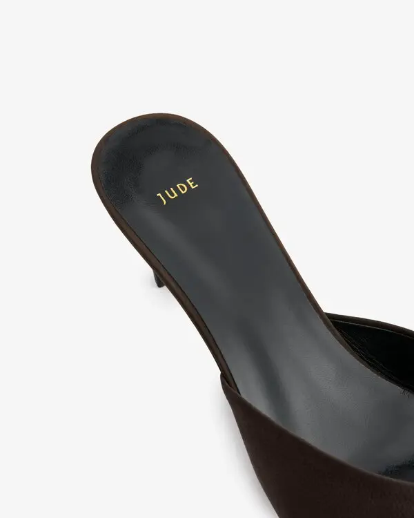 JUDE Cave Mule Nubuck Leather - Brown