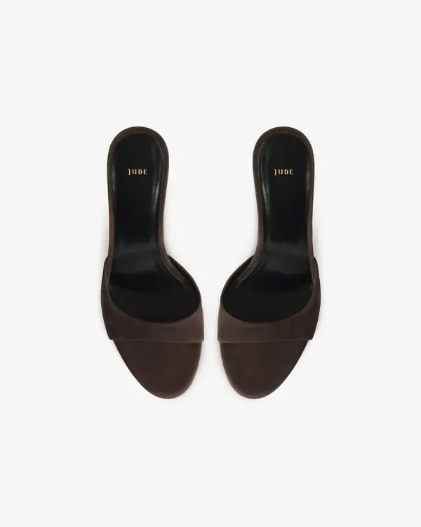 JUDE Hew Mule Nubuck Leather - Brown