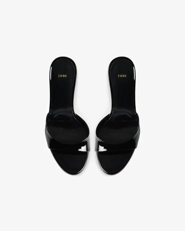JUDE Hew Mule Patent Leather - Black