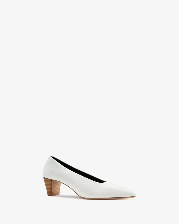 JUDE Bonnie Pump Leather - White