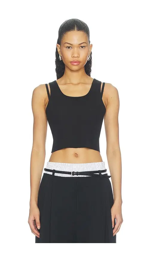 WAO Cropped Rib Tank