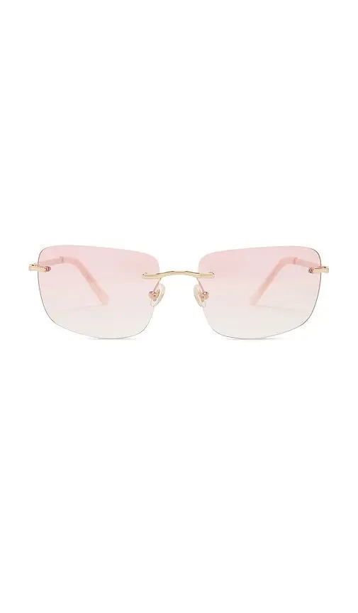 LU GOLDIE Portia Sunglasses In Pink