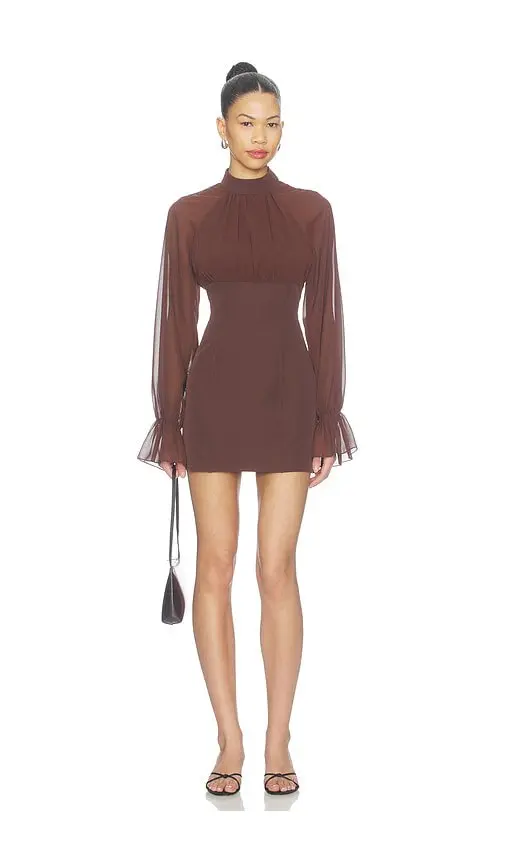 MORE TO COME Meridith Long Sleeve Mini Dress