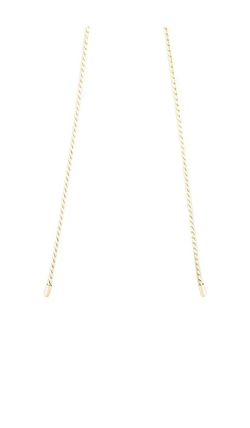 Ettika Crystal Bezel Bolo Necklace In Metallic