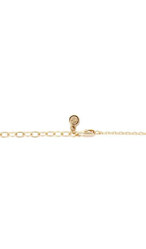 Ettika Bezel-set Multi-stone Necklace In Metallic