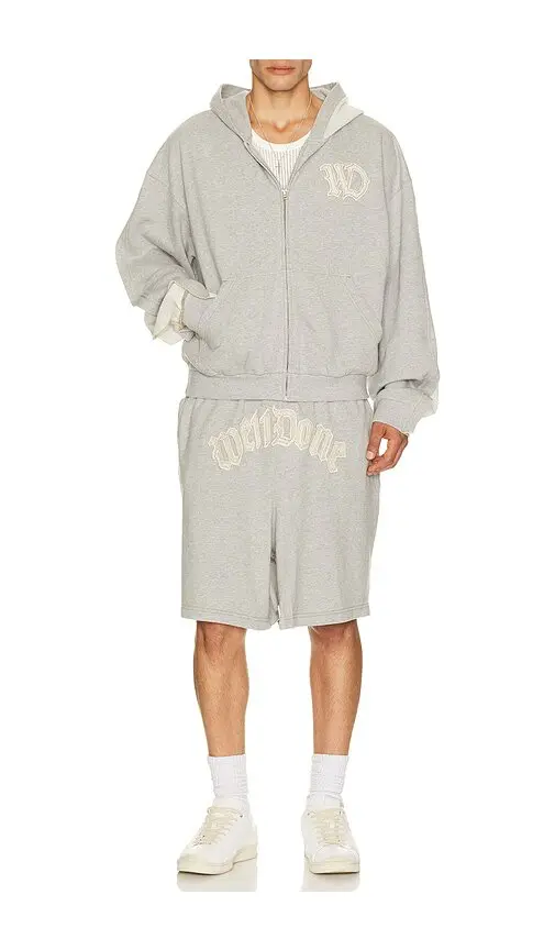 We11Done Inside-out Zip Up Hoodie