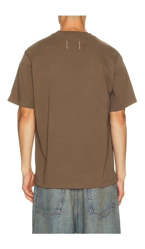 Reigning Champ Midweight Jersey Og T-shirt In Brown