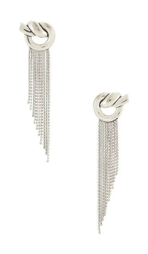 Isabel Marant Étoile Pendant In Metallic Silver - Transparent & Silver
