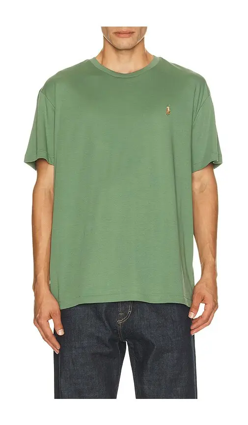 Polo Ralph Lauren Soft Touch Short Sleeve T-shirt In Green - Fatigue