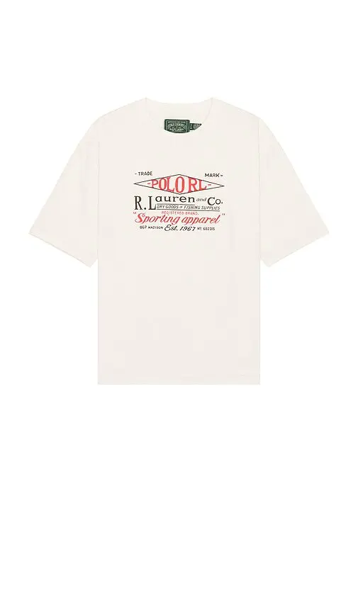 Polo Ralph Lauren Sporting Graphic T-shirt In White