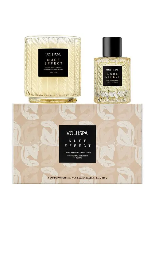 Voluspa Nude Effect Candle & 55ml Eau De Parfum Duo