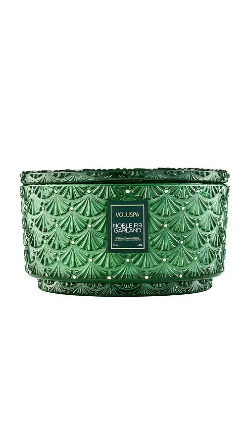 Voluspa Noble Fir Garland Centerpiece Candle