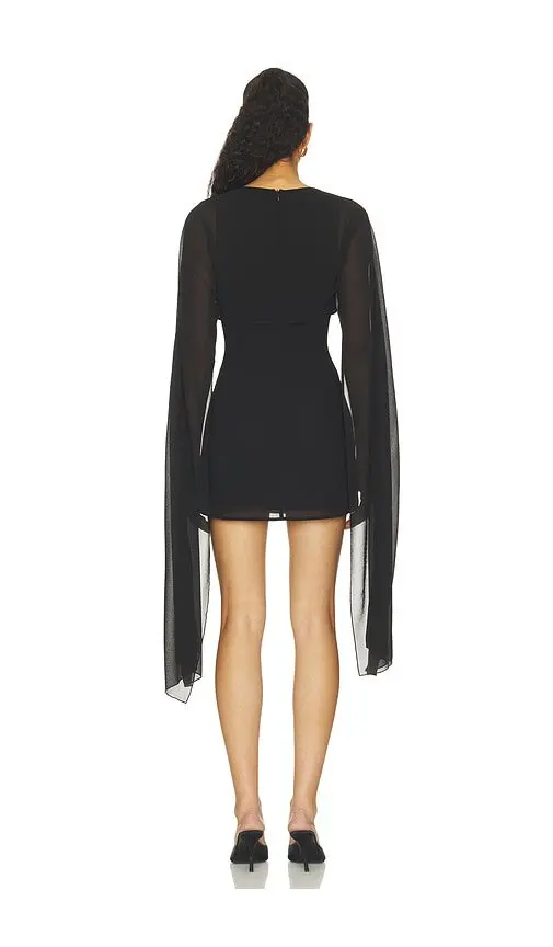 MORE TO COME Cloie Cape Mini Dress