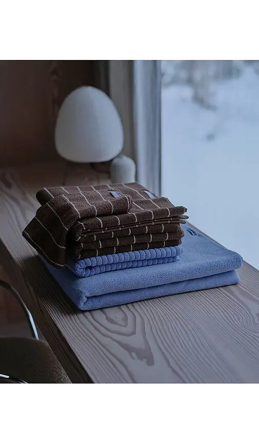 HOMMEY Bath Towel In Blue