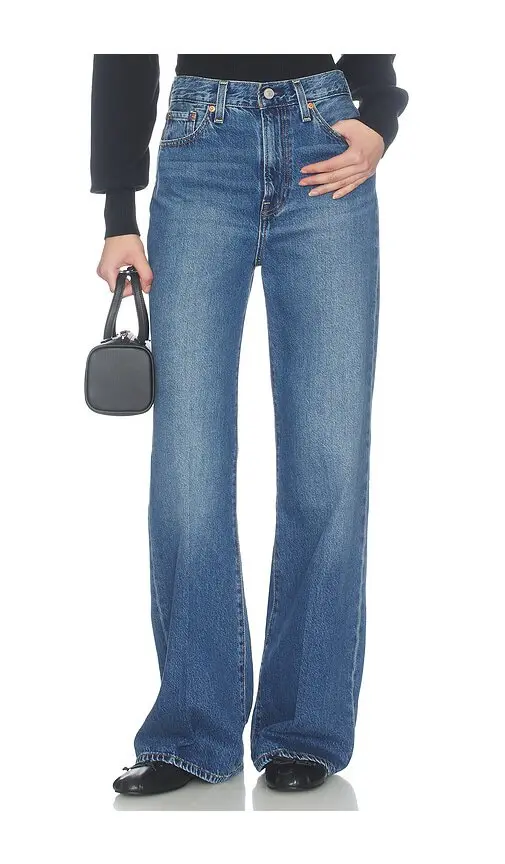 LEVI'S Ribcage Wide Leg Jean In Blue - Maybe Anywhere