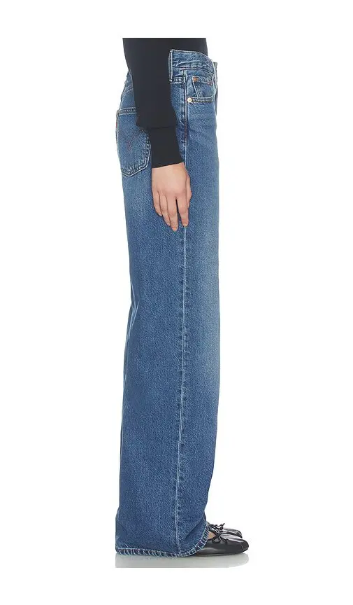 LEVI'S Ribcage Wide Leg Jean In Blue