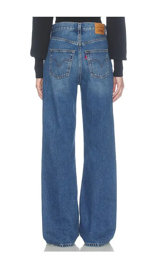 LEVI'S Ribcage Wide Leg Jean In Blue