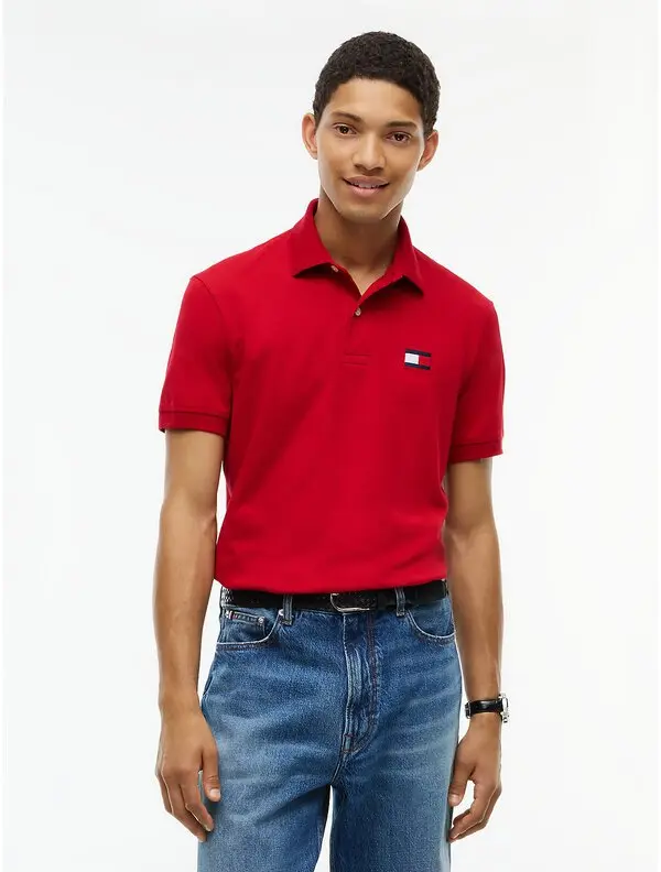 Tommy Hilfiger Regular Fit Flag Logo Polo