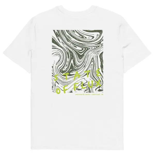ANCHOR & CREW Seventeen State Of Flux Editions Organic Cotton T-shirt - White