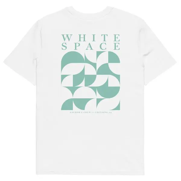 ANCHOR & CREW Fifteen Space Editions Organic Cotton T-shirt - White