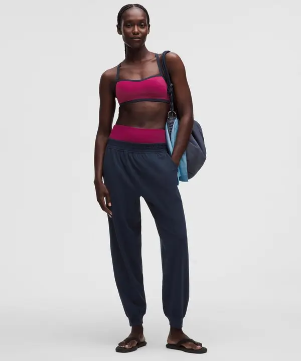 Lululemon Align™ Ribbed-waist Jogger - True Navy/raspberry Rave