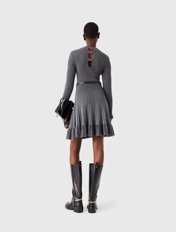 Maje Short Gradient Knit Dress