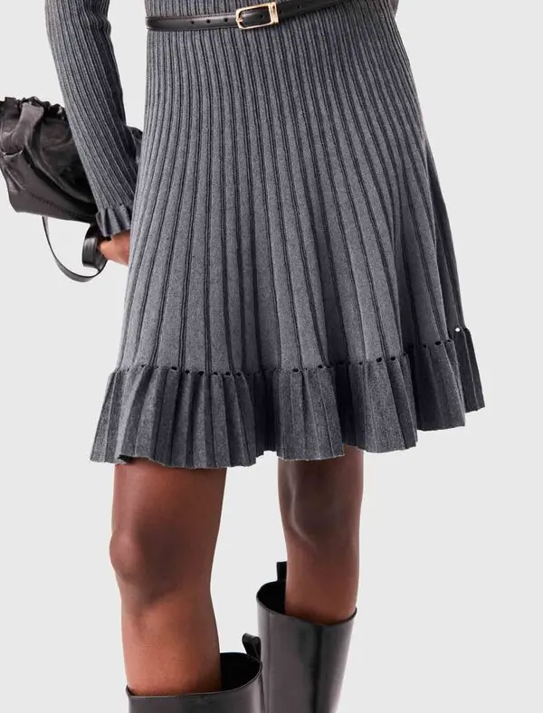 Maje Short Gradient Knit Dress