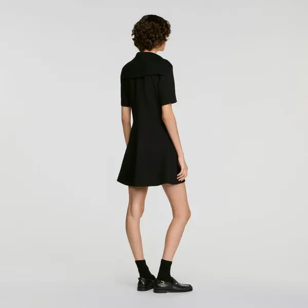 Sandro Sailor Collar Short Dress