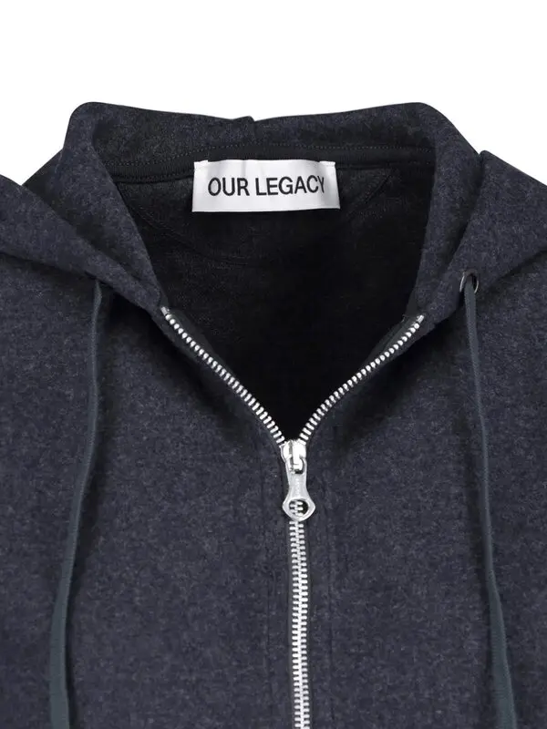 Our Legacy Zip Hoodie "rascal - Black
