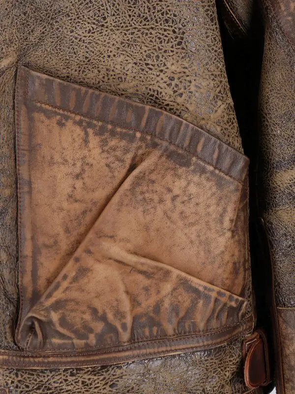 Polo Ralph Lauren Leather And Shearling Bomber Jacket