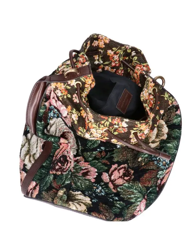 Dries Van Noten Medium Bucket Bag "floral