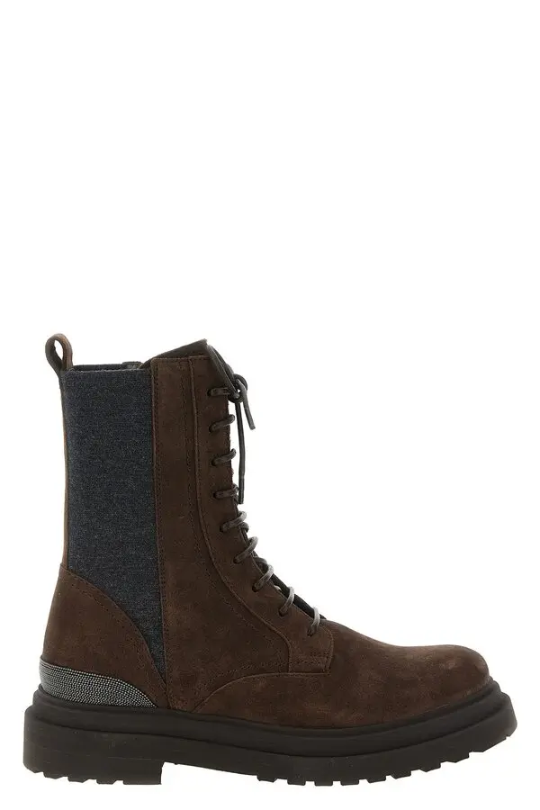 Brunello Cucinelli Precious Detail' Ankle Boots