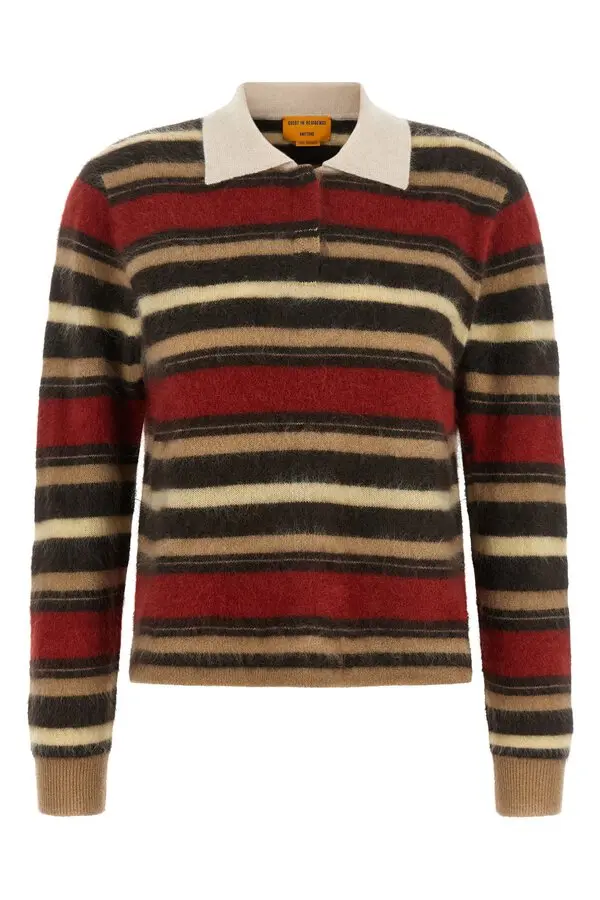 Guest In Residence Grizzly Cropped Rugby' Polo Shirt - Multi