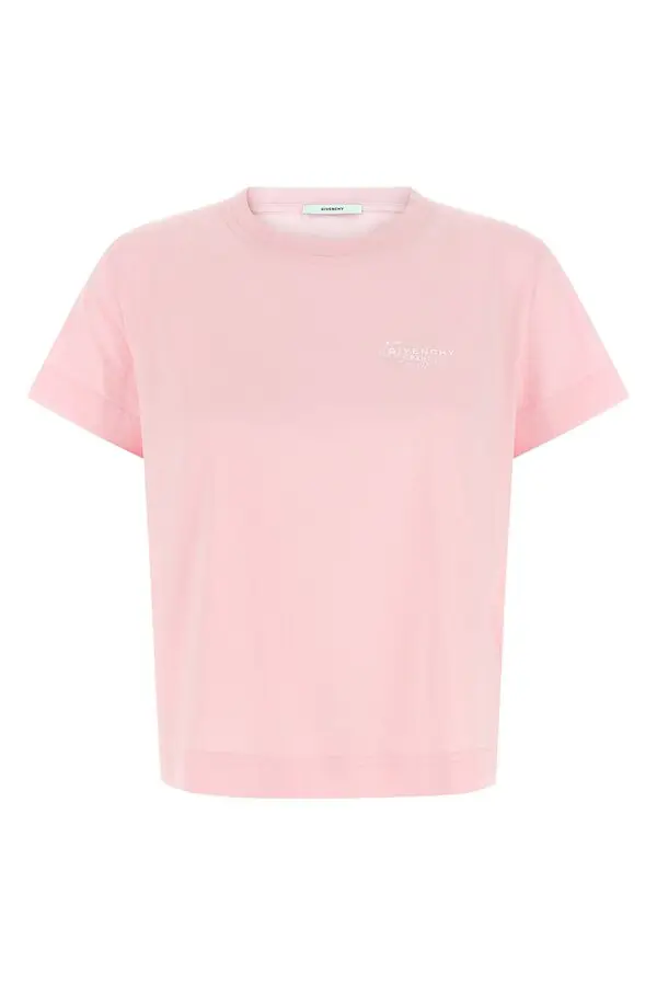 Givenchy T-shirt 'logo Stamp - Pink