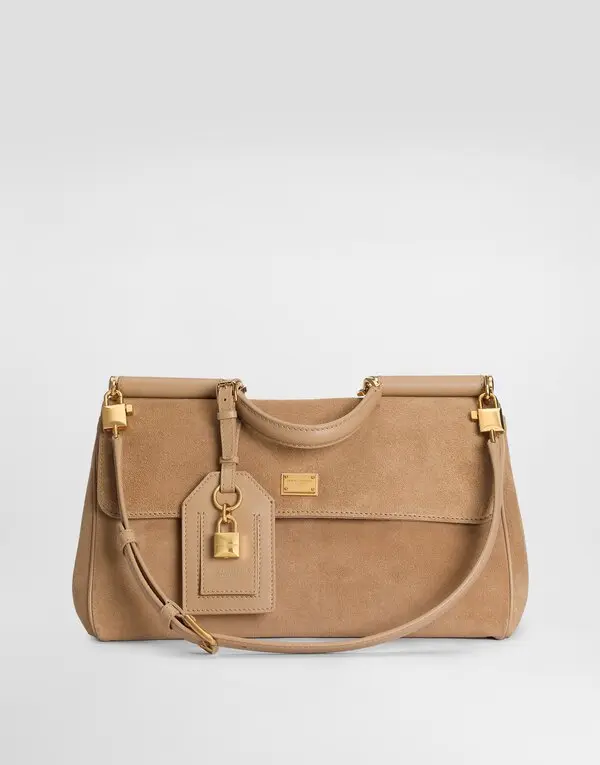 Dolce & Gabbana My Sicily Handbag In Split And Calfskin