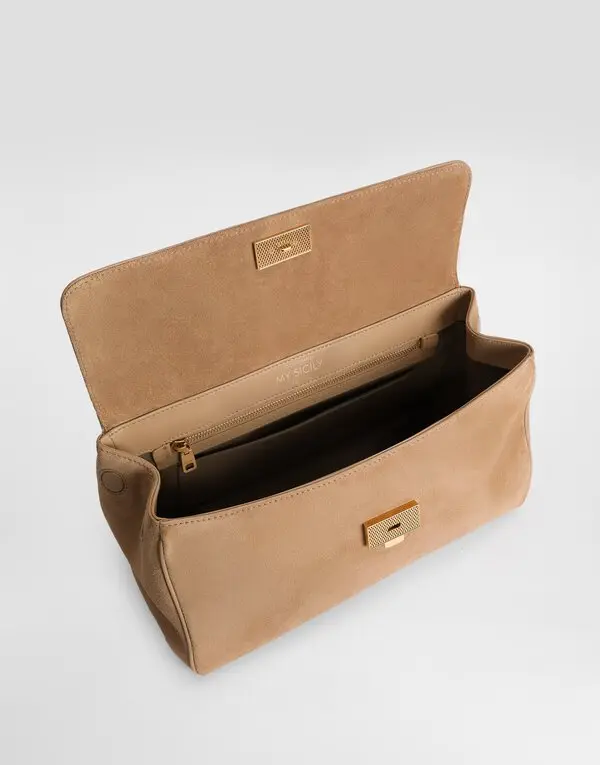 Dolce & Gabbana My Sicily Handbag In Split And Calfskin
