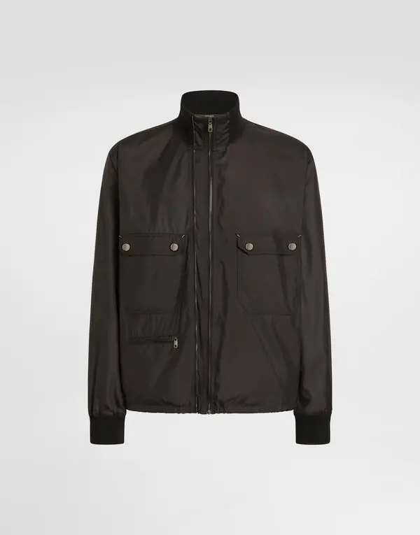 Dolce & Gabbana Lightly Padded Nylon Jacket - Black
