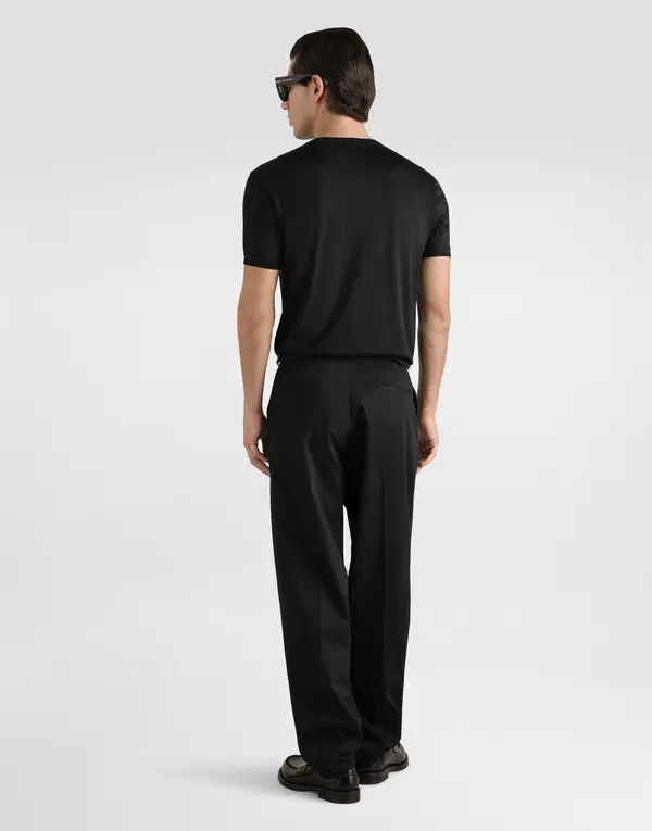 Dolce & Gabbana Silk Serafino T-shirt