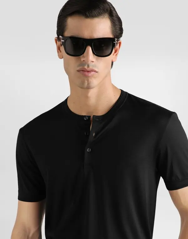 Dolce & Gabbana Silk Serafino T-shirt