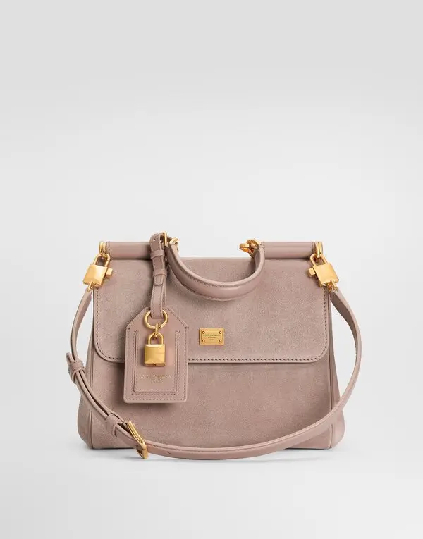 Dolce & Gabbana Small My Sicily Handbag In Split Calfskin - Multicolor