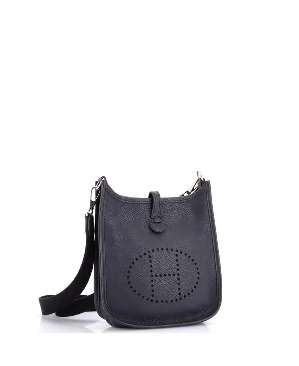 Hermès Tpm Evelyne Epsom Crossbody - Blue