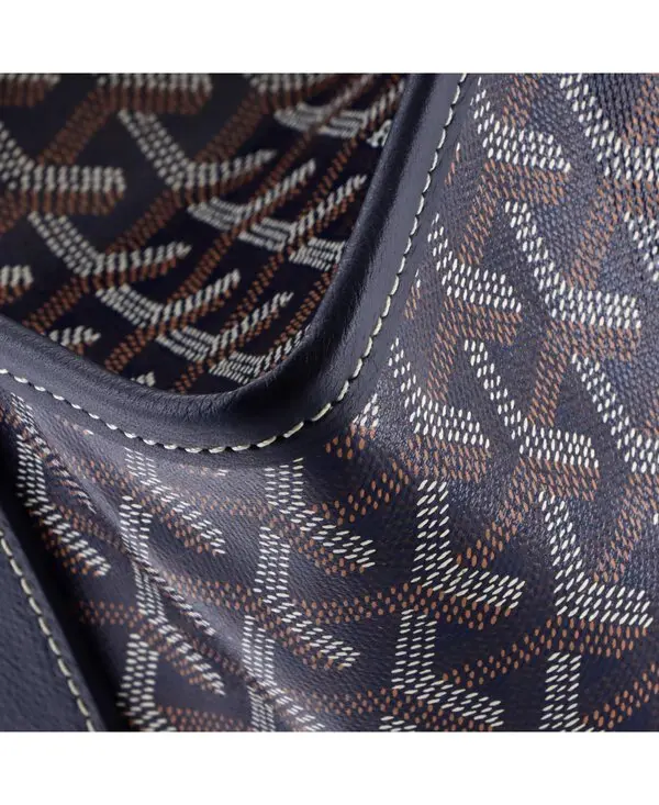 Goyard Mm Villette Tote Printed Coated Canvas - Blue