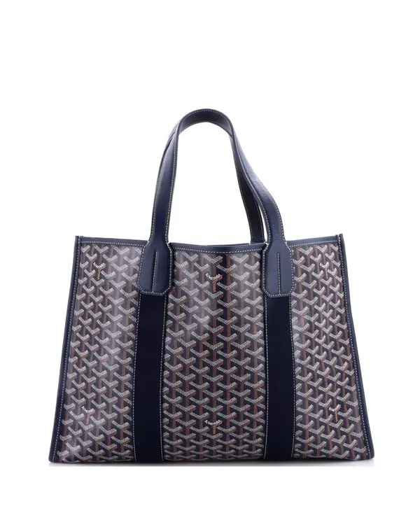 Goyard Mm Villette Tote Printed Coated Canvas - Blue