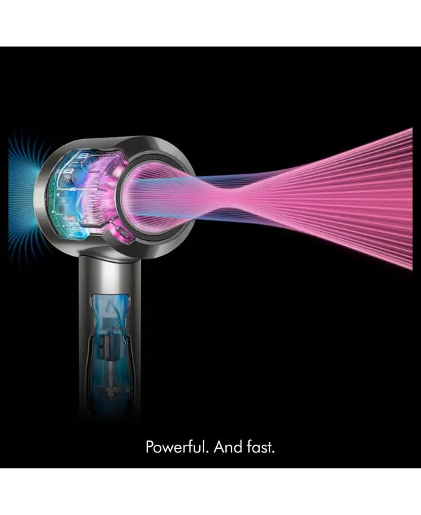 DYSON Supersonic Hair Dryer + Stand Iron/fuschia