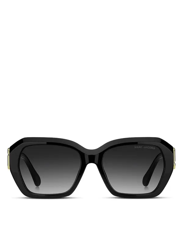 Marc Jacobs Square Geometric Sunglasses, 55mm