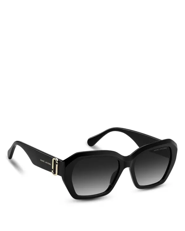 Marc Jacobs Square Geometric Sunglasses, 55mm